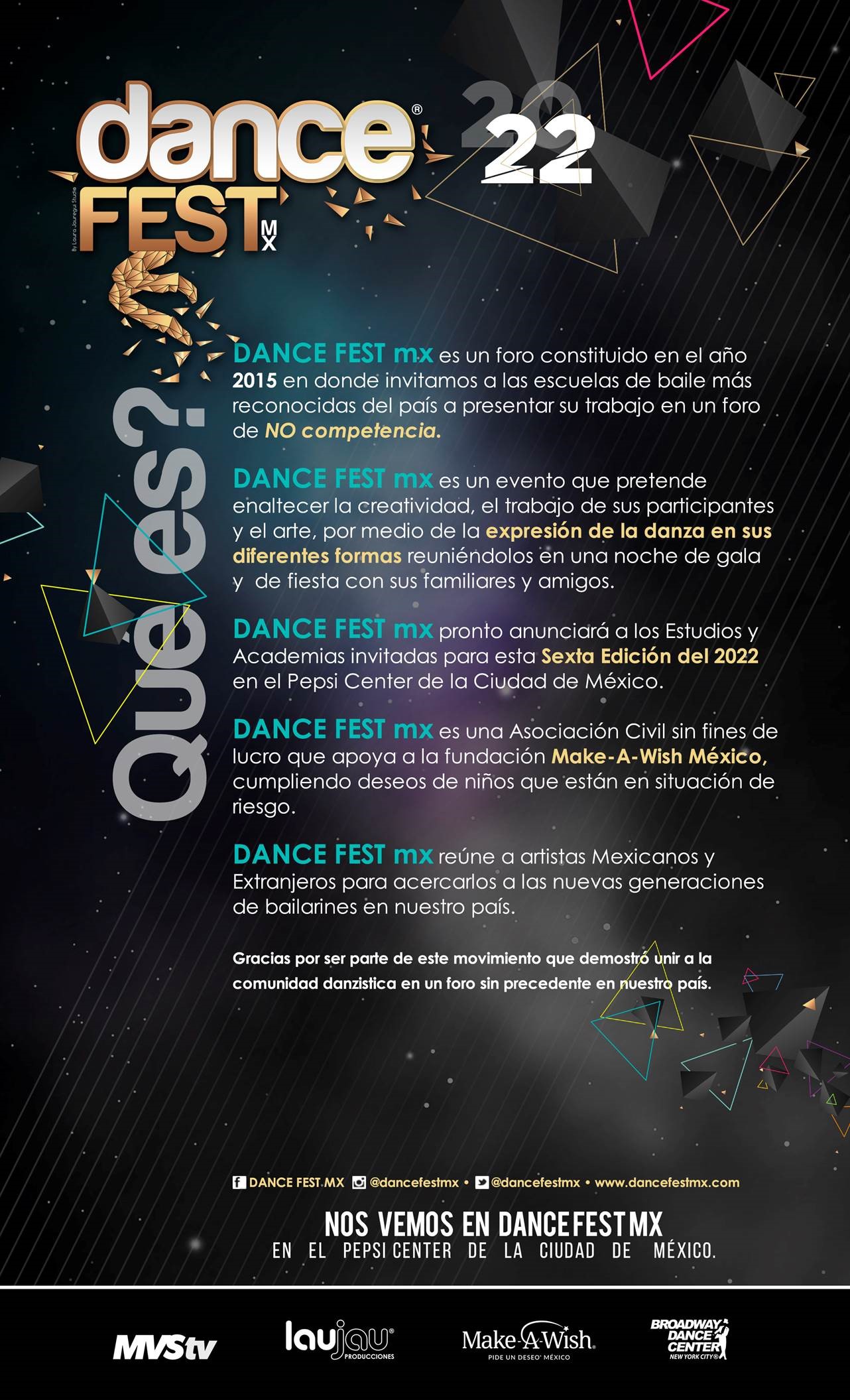 Dance Fest MX – Prestigio no competencia